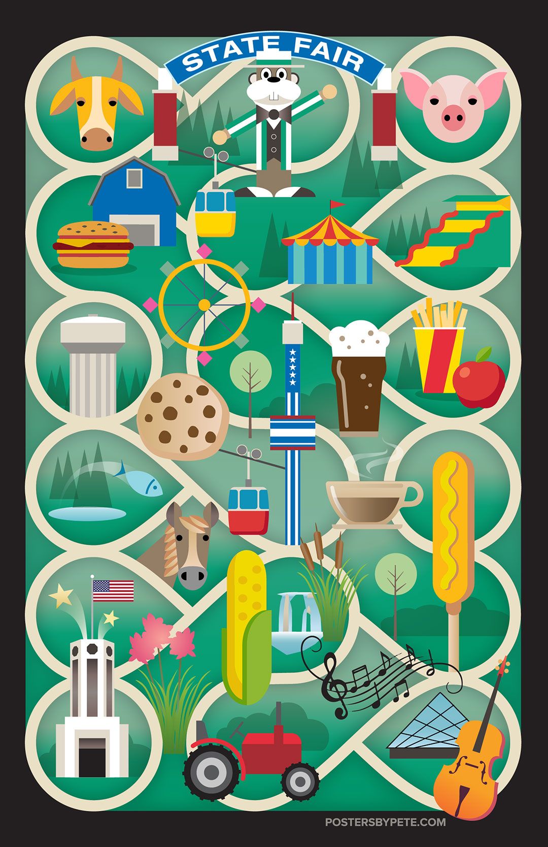 Minnesota State Fair Poster | Posters by Pete